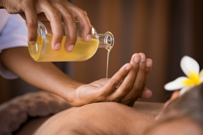 Massage oil full body store